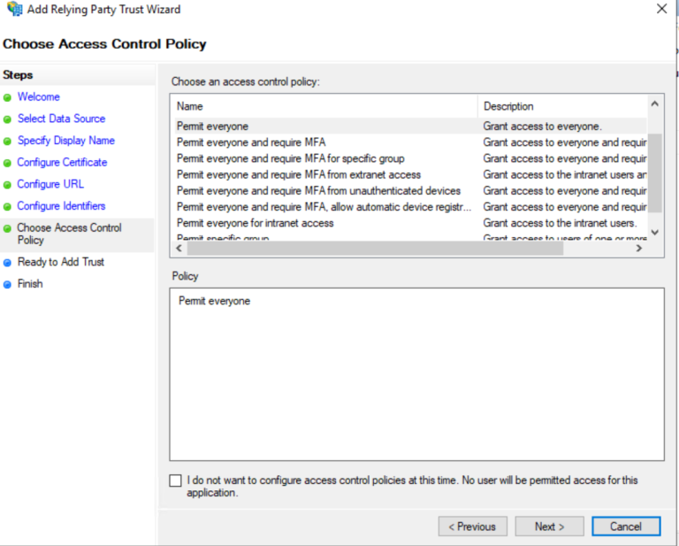 PointClickCare SSO with ADFS - Step by step